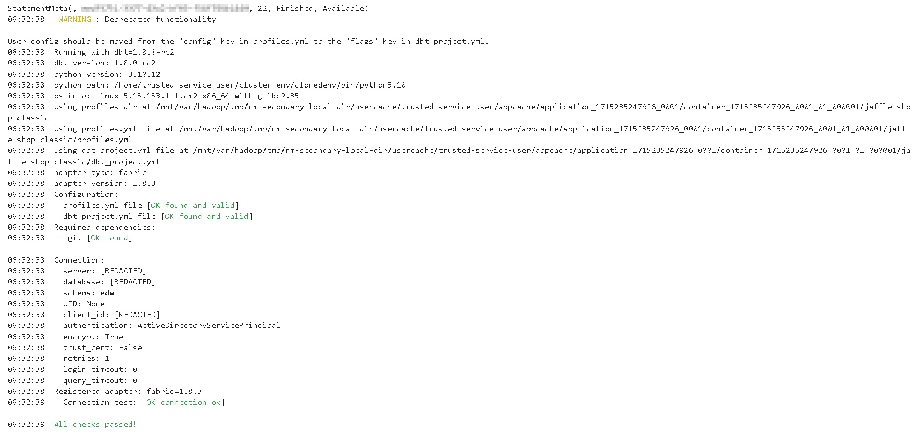 Run DBT with dbt-fabric Adapter in a Fabric Notebook: A Step-by-Step