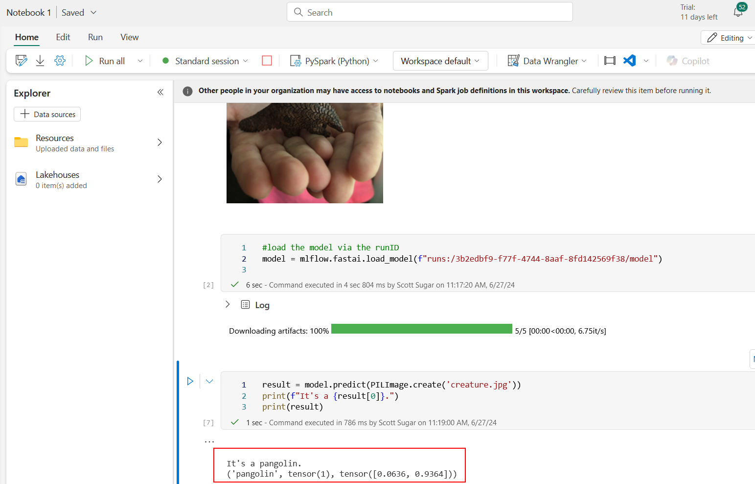 Step By Step Training A Vision Model With Fastai In Microsoft Fabric